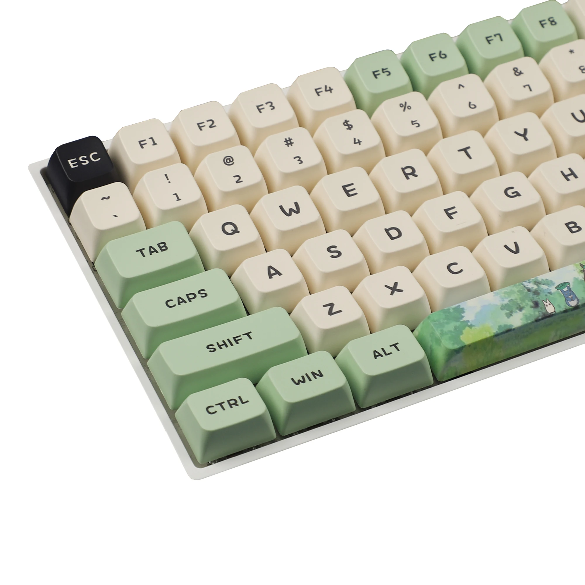 Chinchilla 148-Key MDA Profile Ergonomic Dye Sub PBT Keycaps for TKL ...