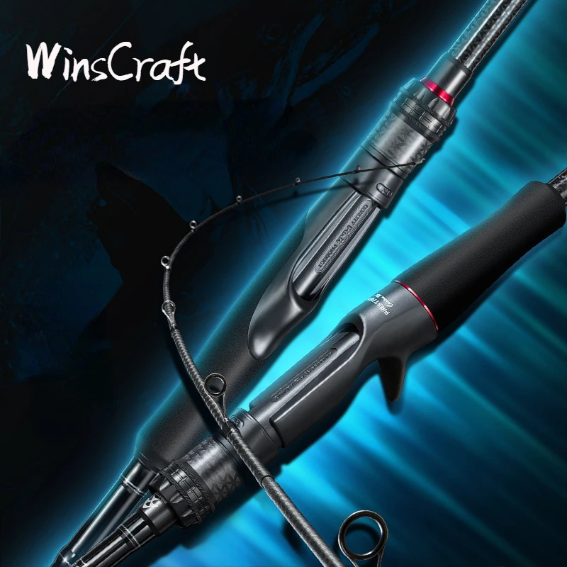 WinsCraft-Carbon-Distance-Throwing-Rod-2-Section-Super-Light-Spinning ...