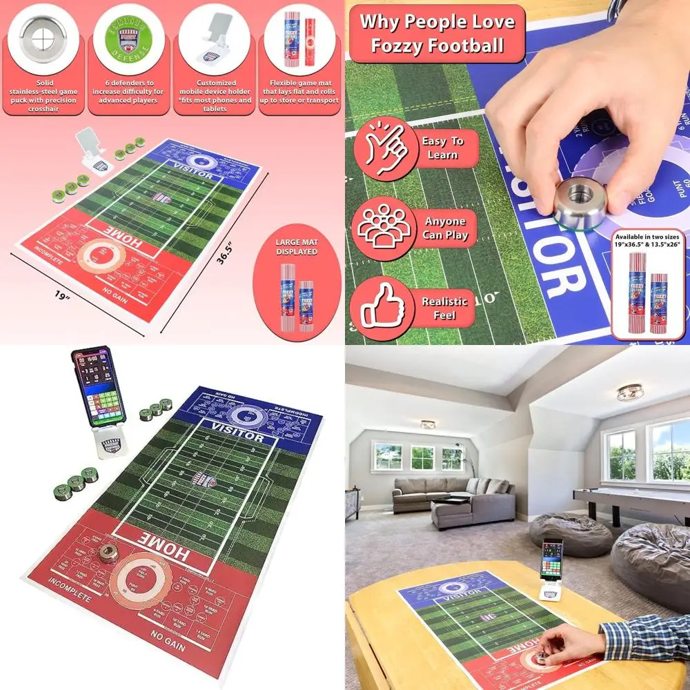 Indoor/Outdoor Fozzy Shuffleboard Football Game Table - AliExpress 18