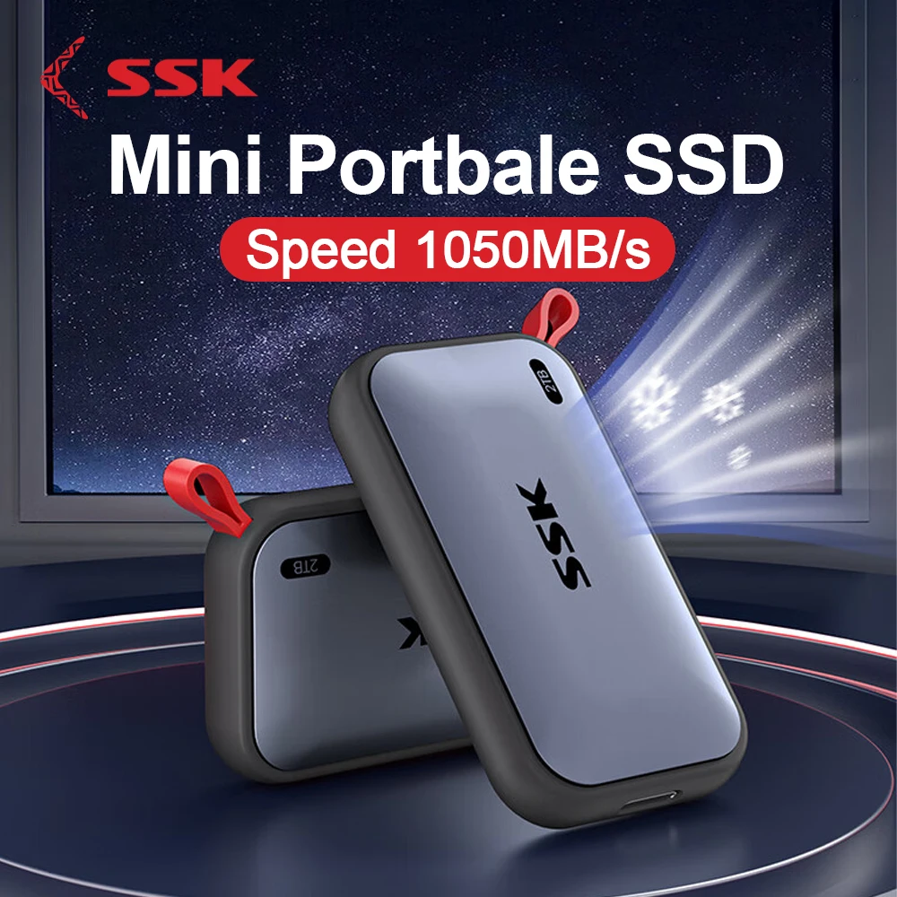 SSK-1TB-Portable-External-NVME-SSD-Speed-1050MB-s-Type-C-3-2-Gen2 ...