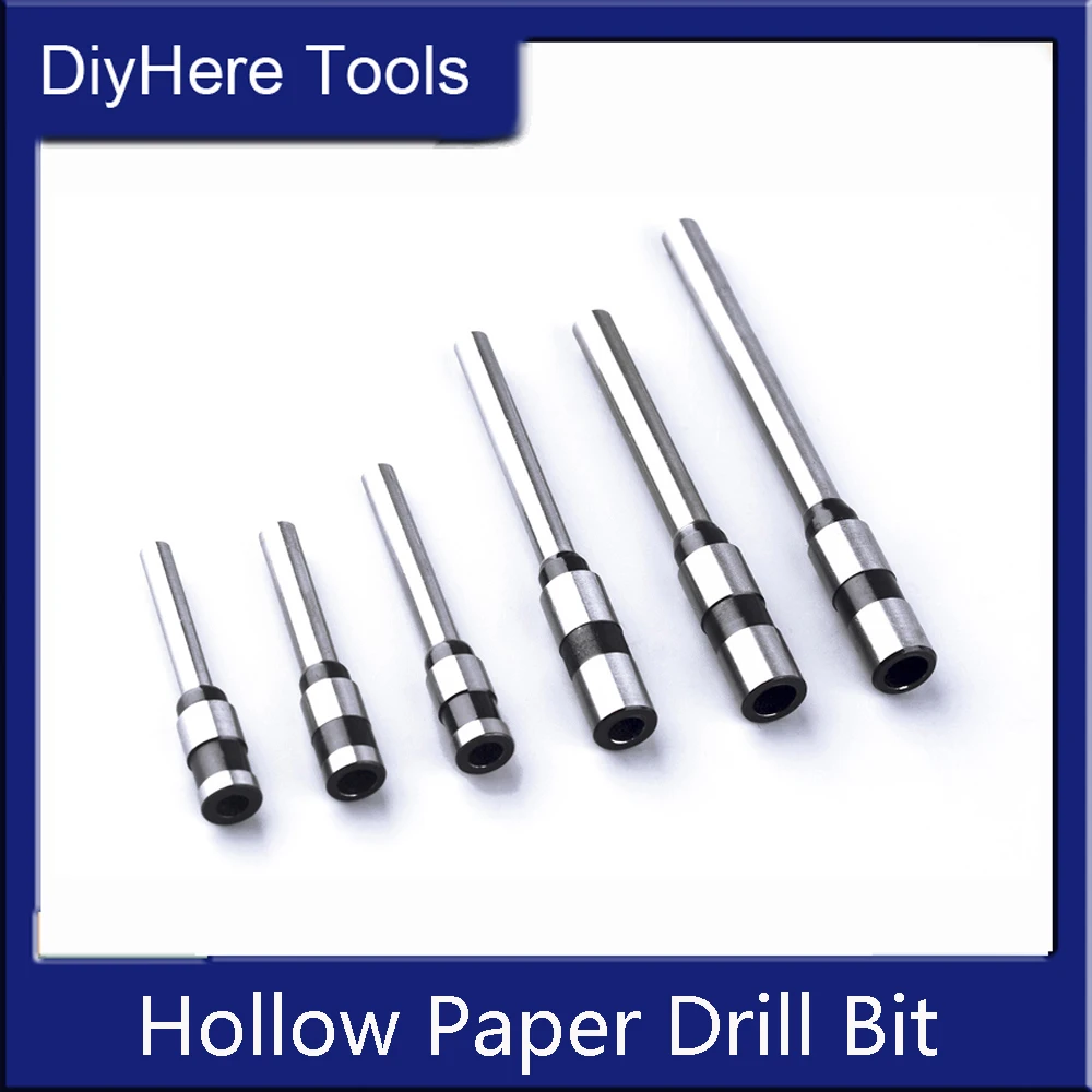 1Pc-Hollow-Paper-Drill-Bit-4-7mm-x-25-80mm-for-Straight-Shank-Punch ...
