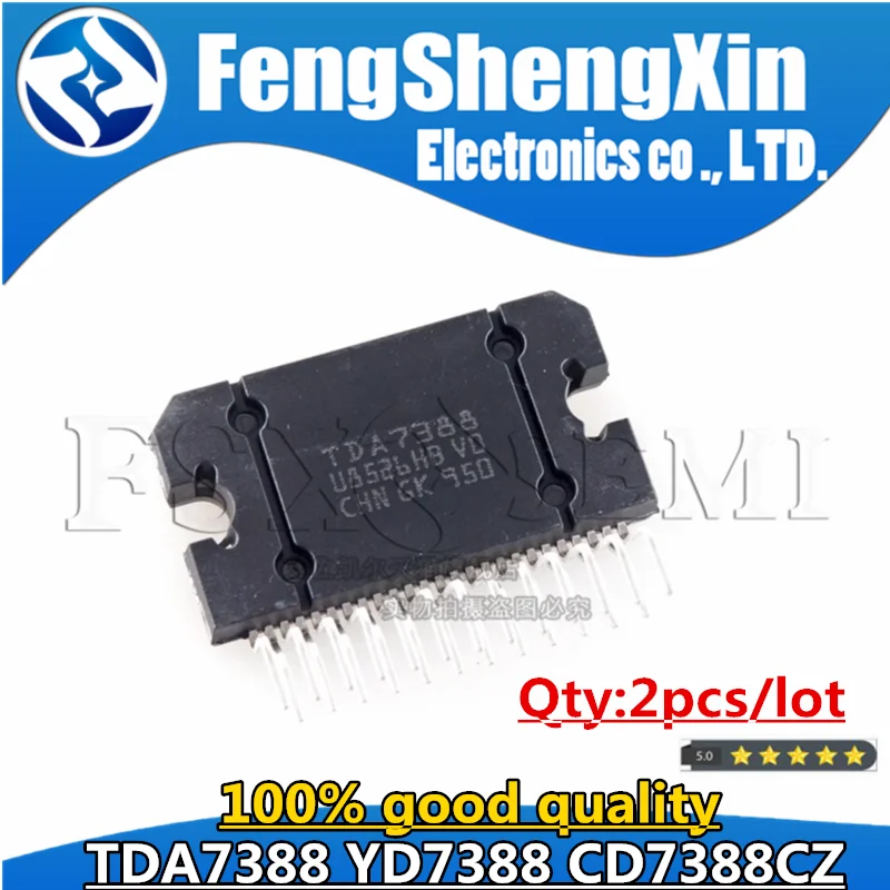 2pcs/lot New TDA7388 YD7388 CD7388CZ ZIP25 TDA7388A ZIP 7388A ZIP-25 ...