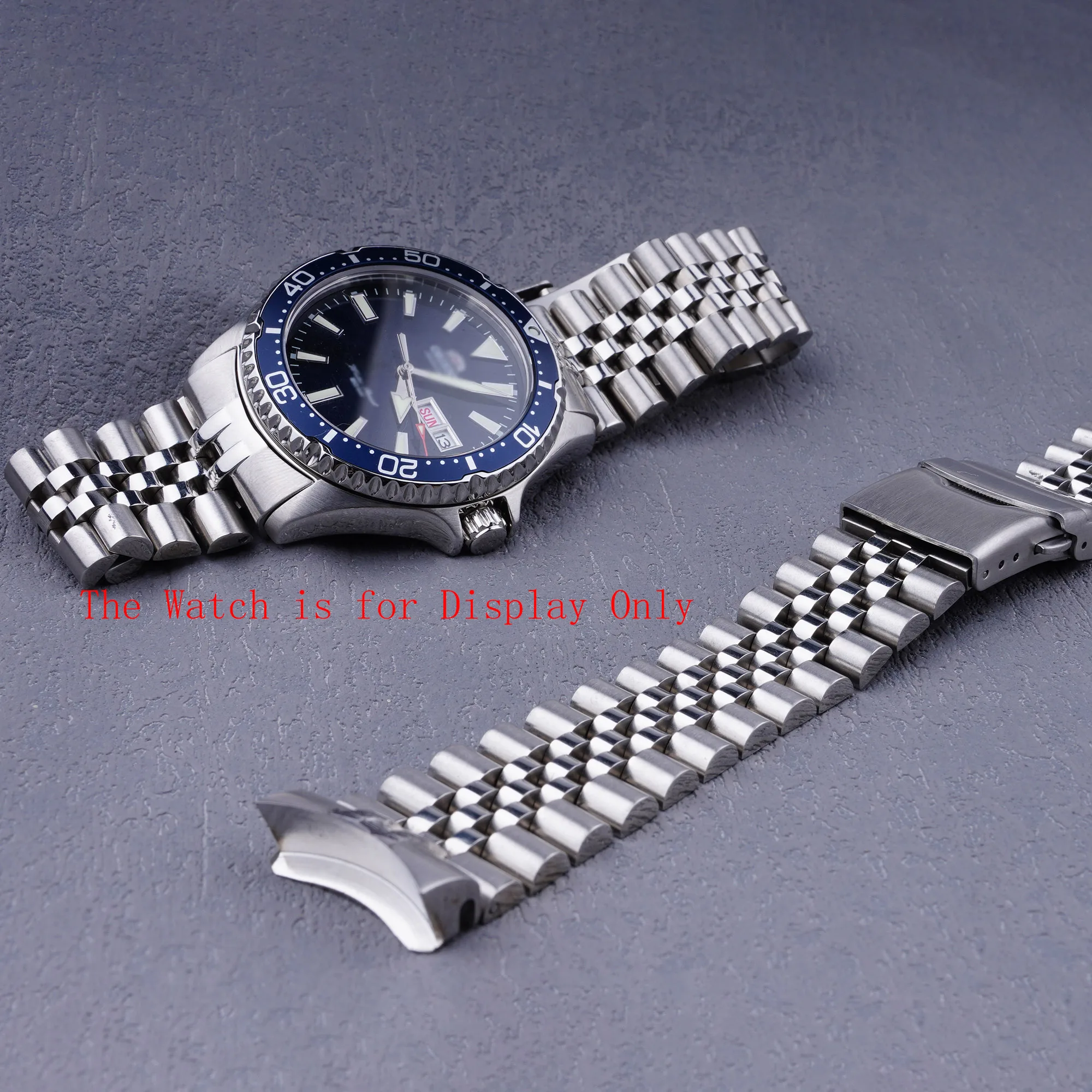22mm Watch Band Stainless Steel Jubilee | Orient Stainless Steel Watch ...