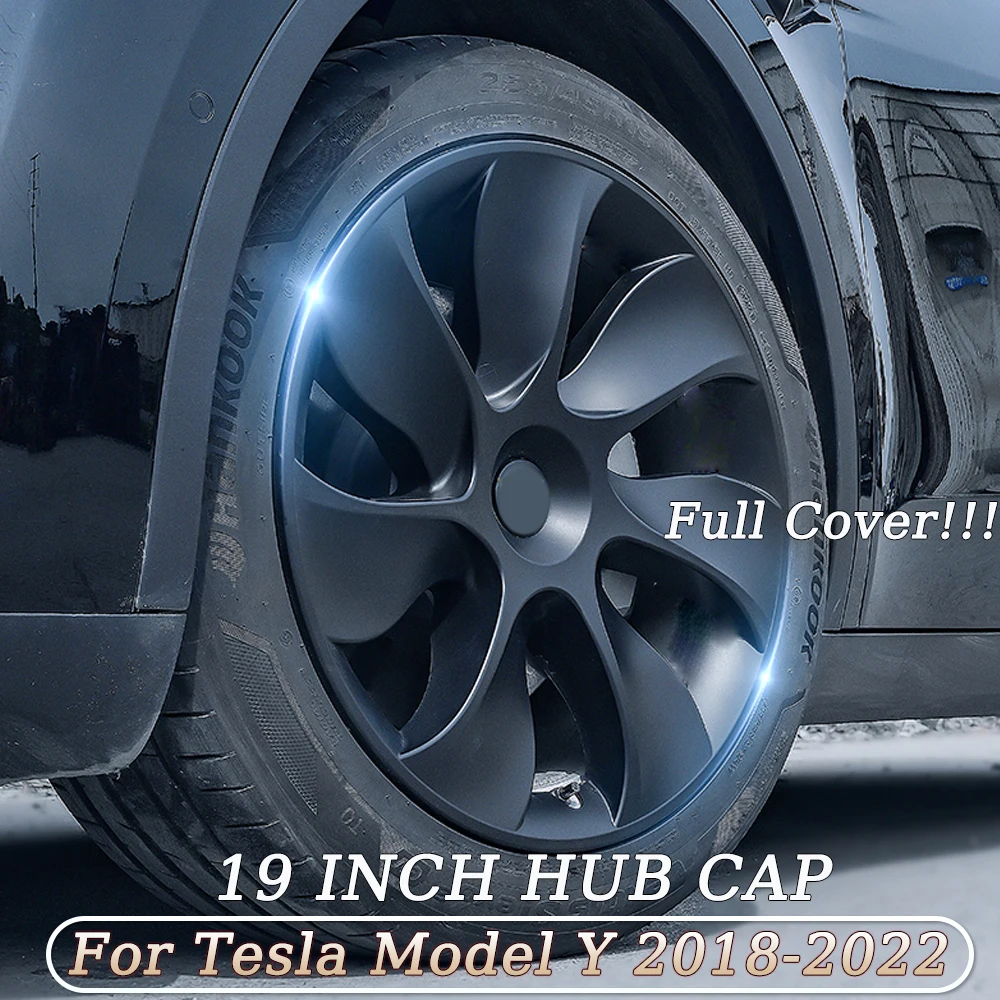 4pcs/set 19 Inch Hub Cap Performance Replacement Wheel Cap For Tesla ...