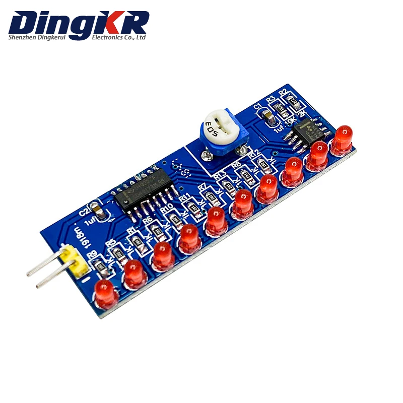 NE555-CD4017-Red-LED-Flashing-Light-DIY-Kit-SMD-Soldering-Practice ...