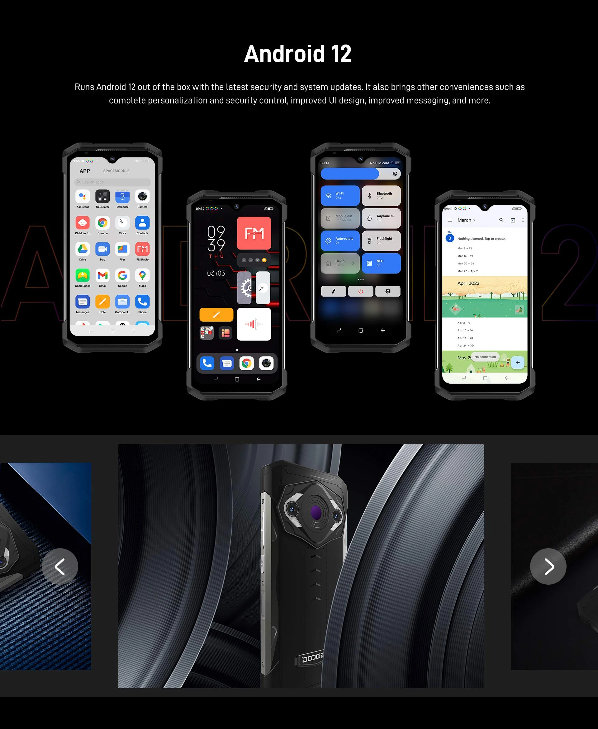 DOOGEE S98 Pro 8GB+256GB Cellphone 15W Wireless Charging IP68/69 ...