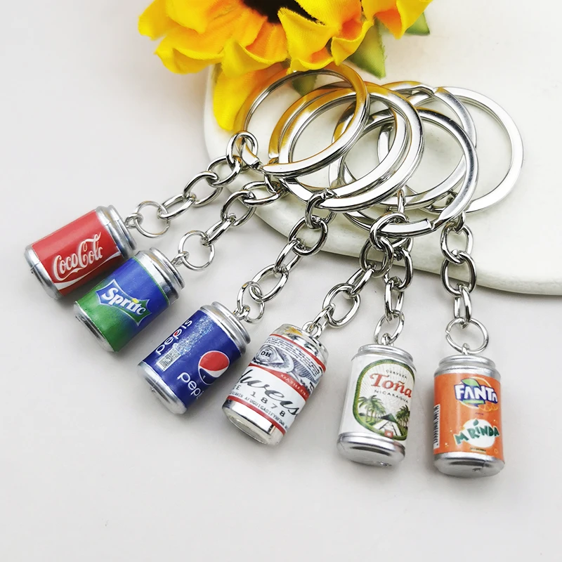 1Pcs-Simulation-Resin-Beverage-Cola-Drinks-Can-Keychain-for-Women-Men ...