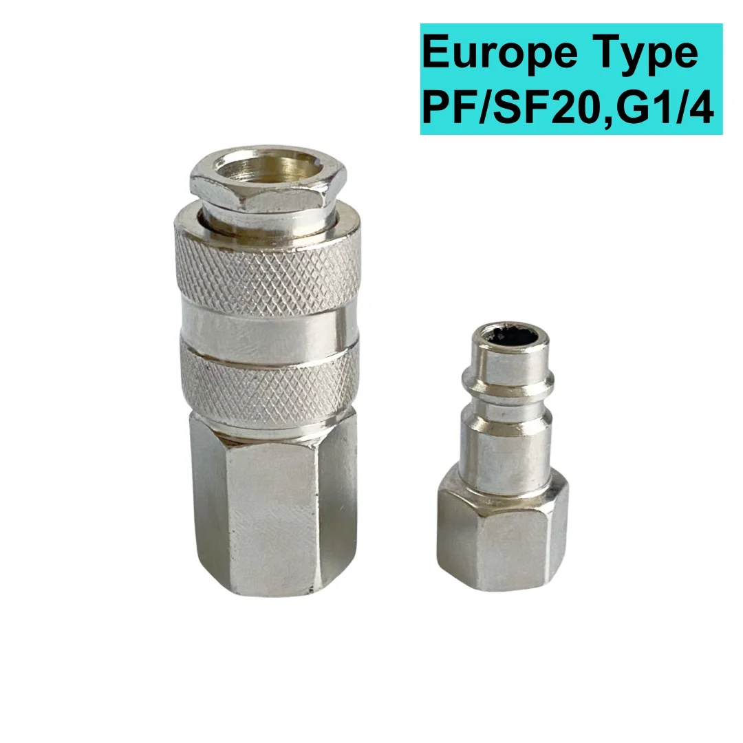 Europe Standard SF/PF20 Pneumatic Fitting EU Type Quick Coupling ...