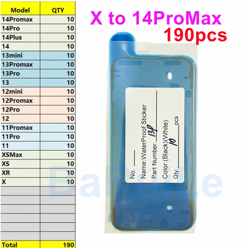 Waterproof Sticker for IPhone 13 12 11 Pro Max 14 Plus XS X XR 8 7 6s ...