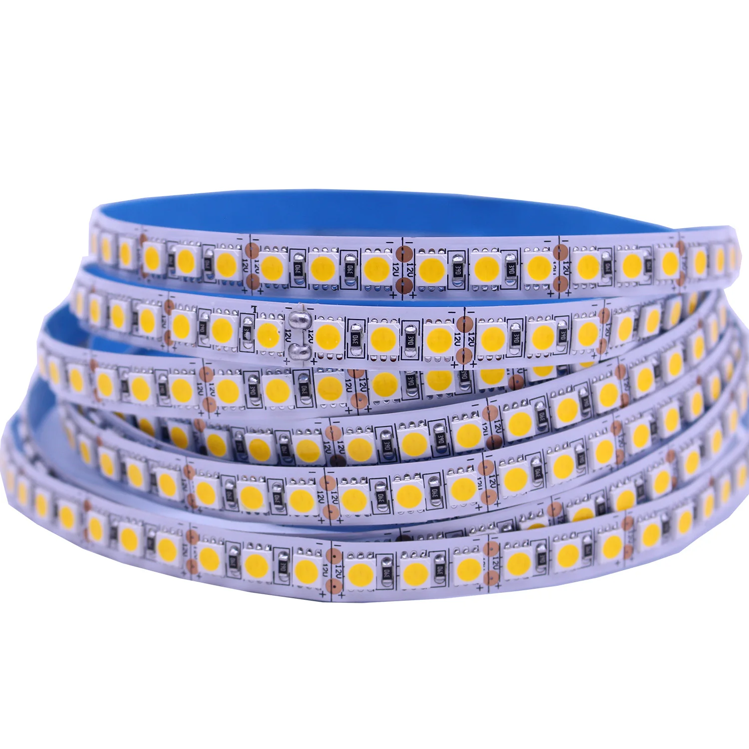 Led Strip 5050 Dc12v 120leds/m 5m/lot Flexible Led Strip Lighting Tape ...
