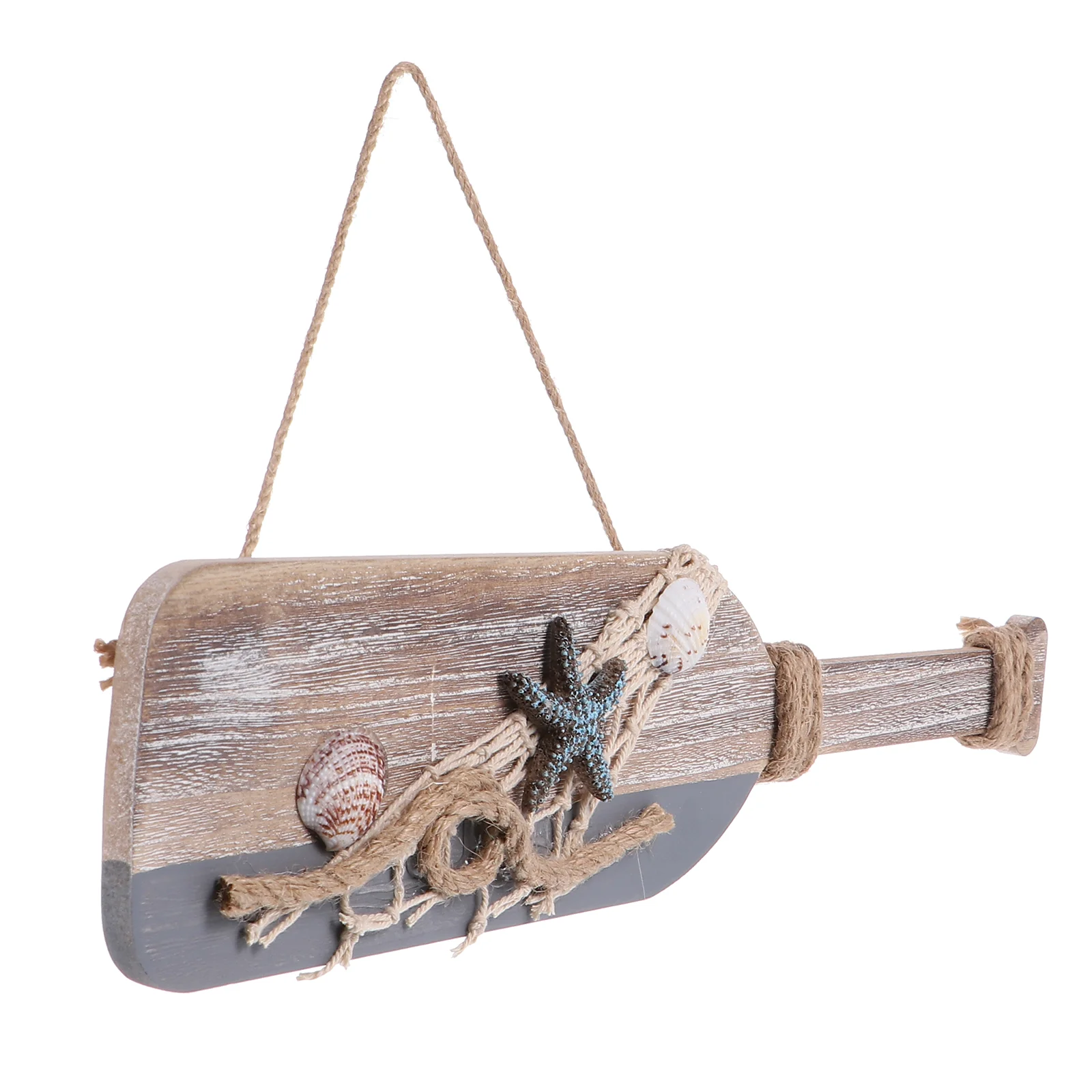 Wooden-Oar-Ornament-Beach-Nautical-Paddle-Wall-Hanging-for-Coastal ...