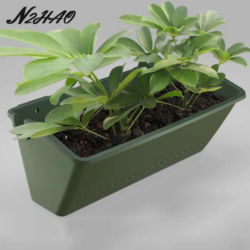 Wall-Hanging-Vertical-Green-Wall-mounted-Plastic-Planting-Box-Garden ...