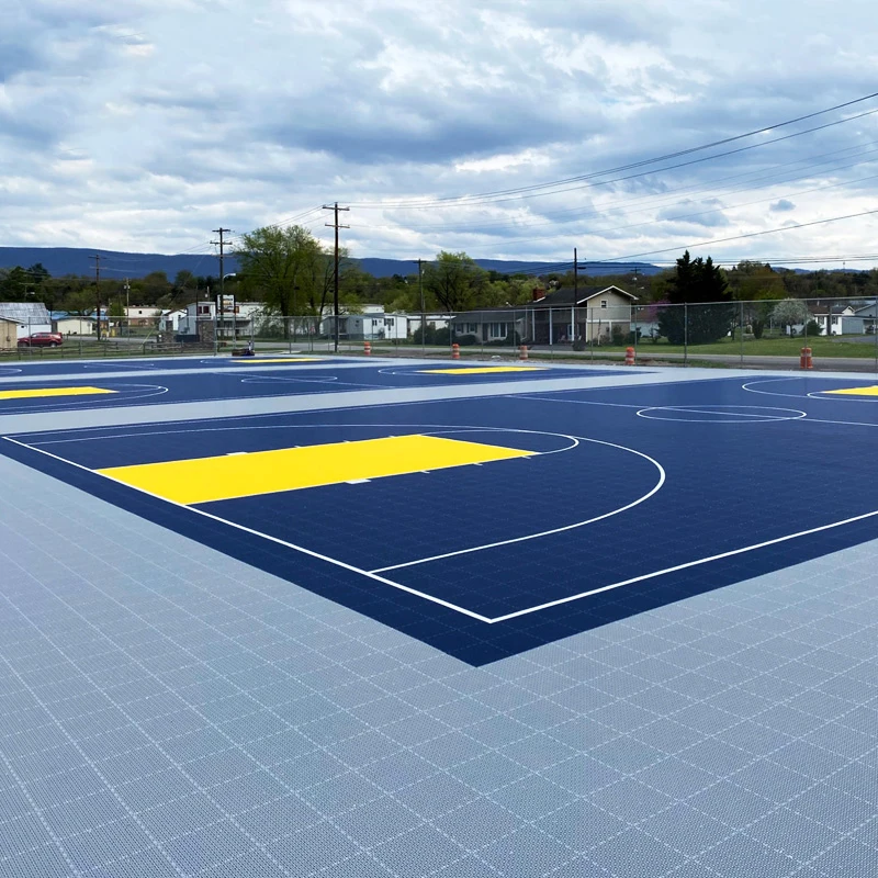 Basketball Half Court Outside