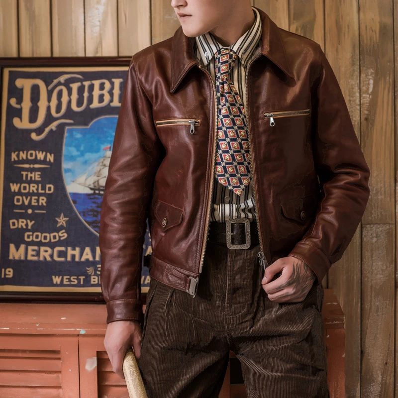 Classic-Replica-Hartmann-Delphine-Oil-Wax-Cowhide-Flying-Suit ...