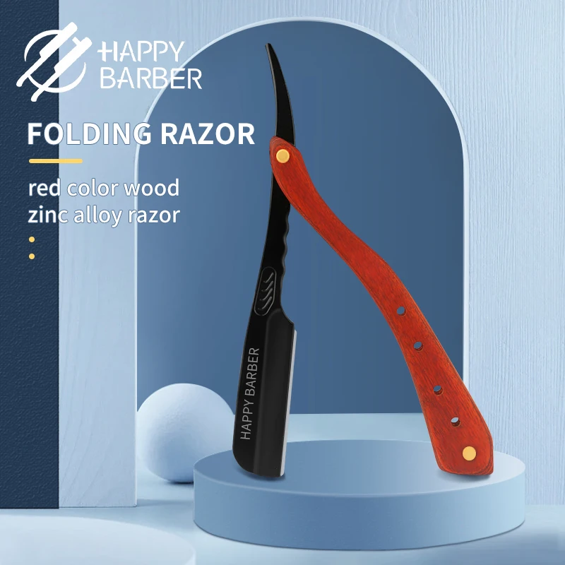 Happy Barber Razor Zinc Alloy Professional Haircut Razor Hair Removal ...