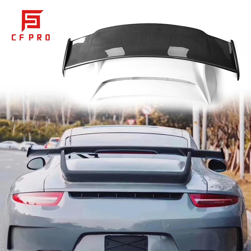 Real Carbon Fiber Rear Spoiler GT3 Style Rear Trunk Spoiler Lip Wing ...