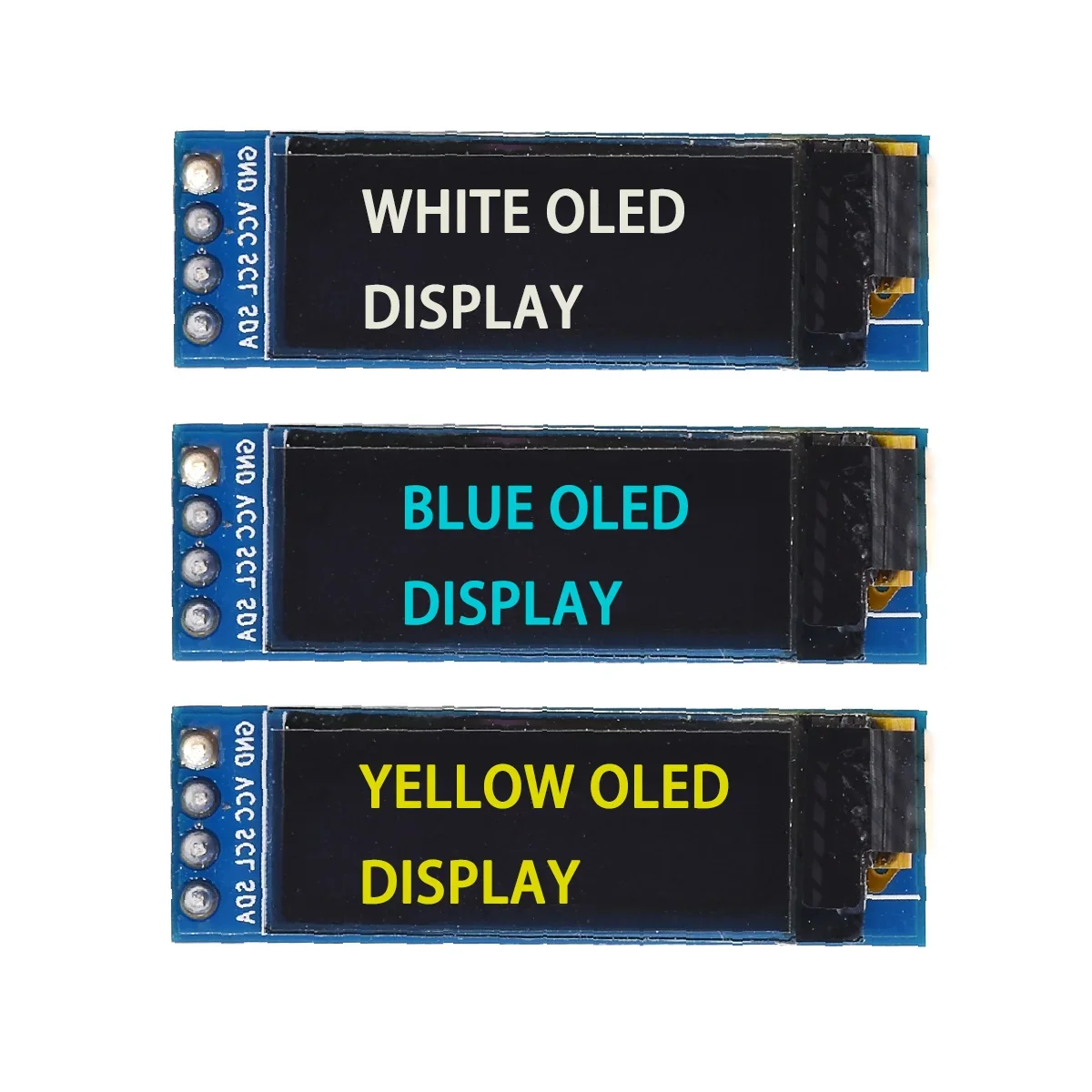 0.91 inch OLED Module White/Blue OLED 128X32 OLED LCD LED Display ...