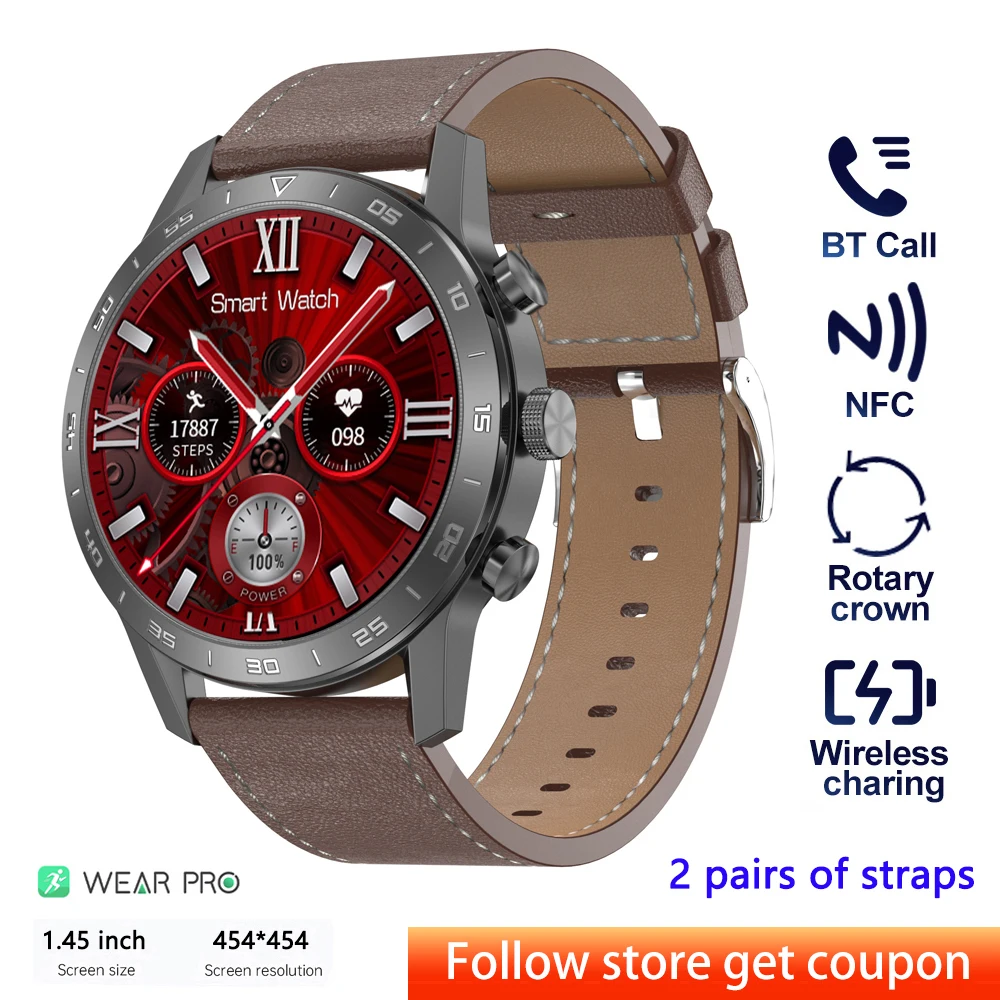 DT70-Smart-Watch-Women-Men-Watch-NFC-Smartwatch-Luxury-Mechanical-Style ...