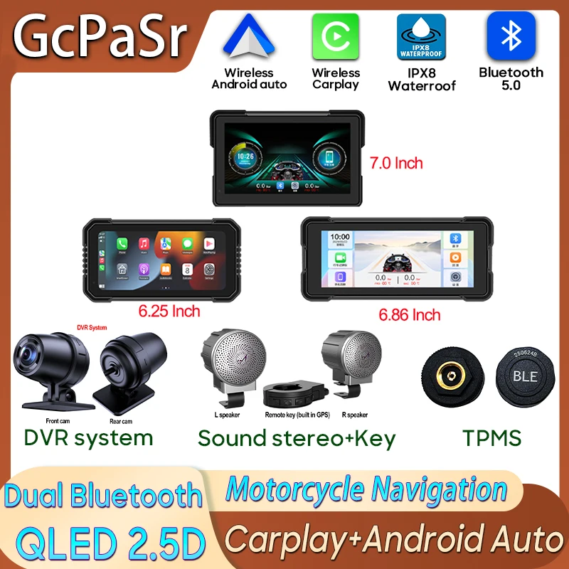 Carplay-Motorcycle-Android-Auto-GPS-Navigation-IPX8-Waterproof-For-Moto ...