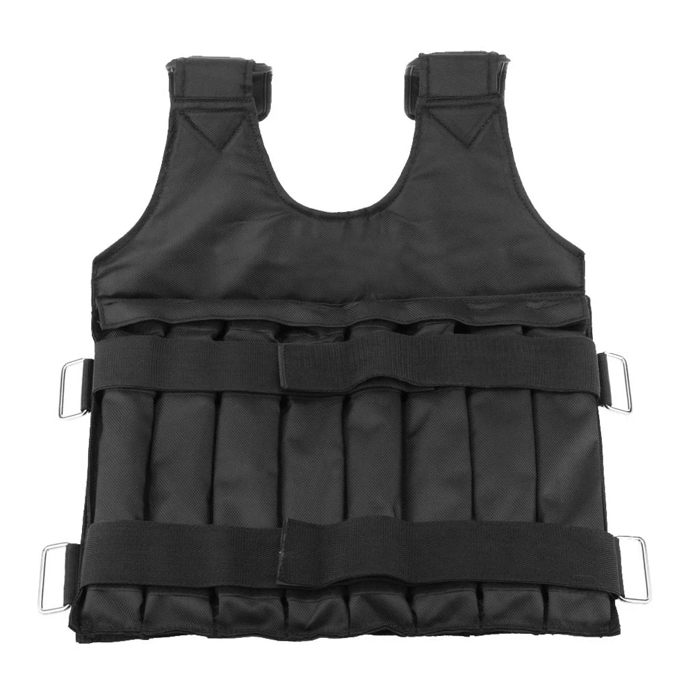Max-Loading-20kg-Adjustable-Weighted-Vest-Weight-Jacket-Exercise-Boxing ...