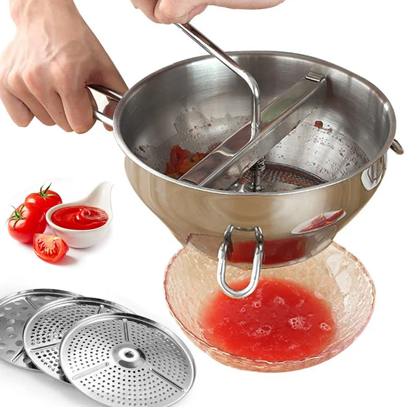 Stainless-Steel-Rotary-Food-Mil-Manual-Food-Grinder-For-Making-Puree-Or ...
