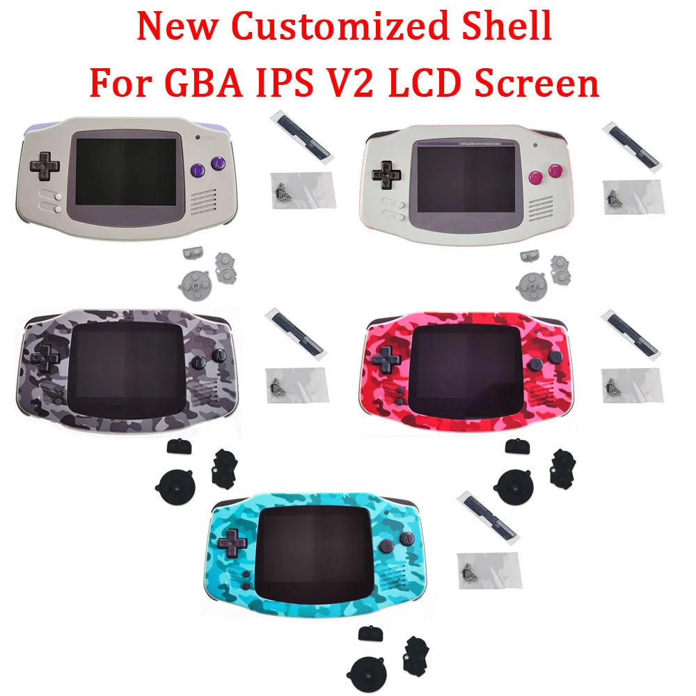 New-SNES-Shell-for-GBA-IPS-V2-V3-LCD-Screen-Pre-Cut-Original-Shell-for ...