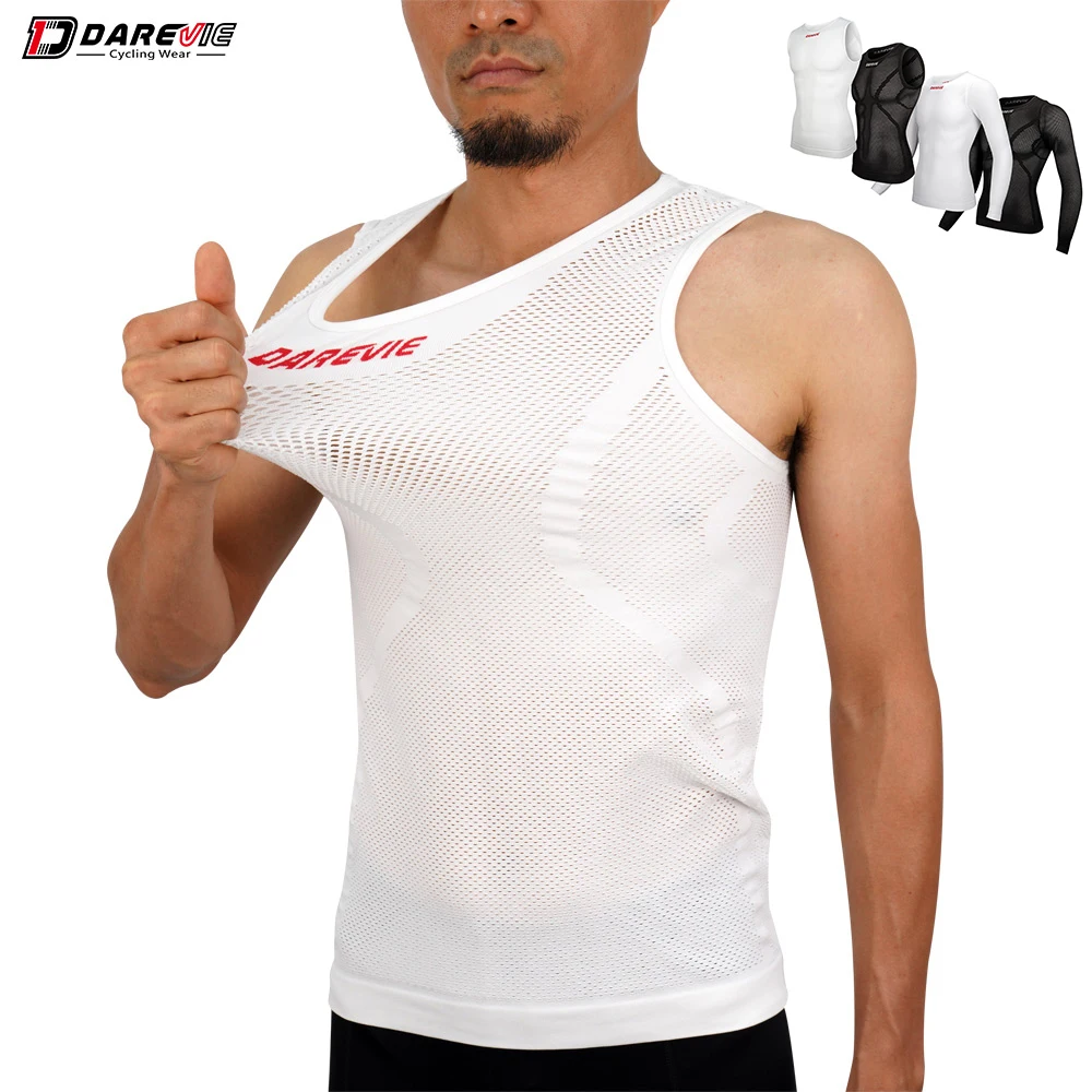 Darevie Cycling Vest Winter Compression Underwear Man Cycling Base ...