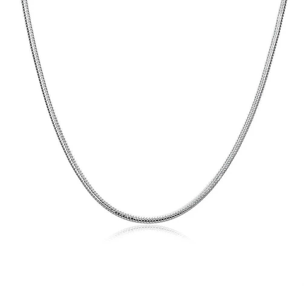 Sterling-Silver-3MM-Solid-Round-Snake-Chain-Necklaces-18-20-22-24 ...