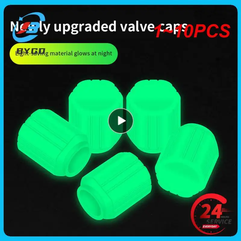 1-10PCS-Luminous-Tire-Valve-Caps-Car-wheel-plugs-Wheel-caps-Tire-Stem ...