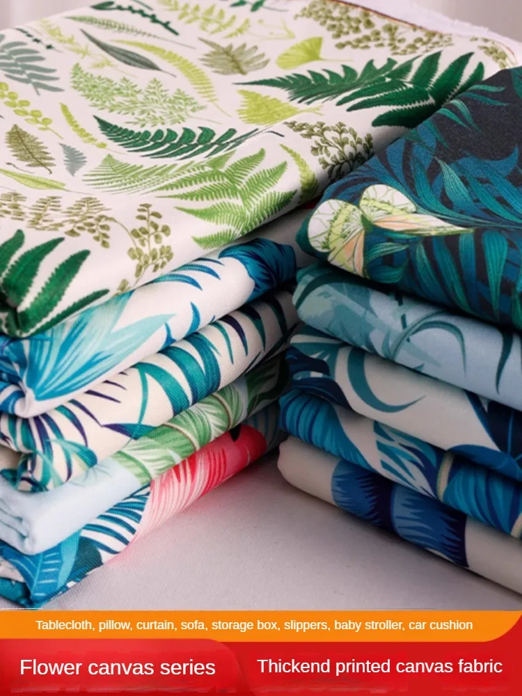 Tissu-en-Toile-Imprim-e-paisse-au-M-tre-Housses-de-Canap-Rideau-Nappe ...