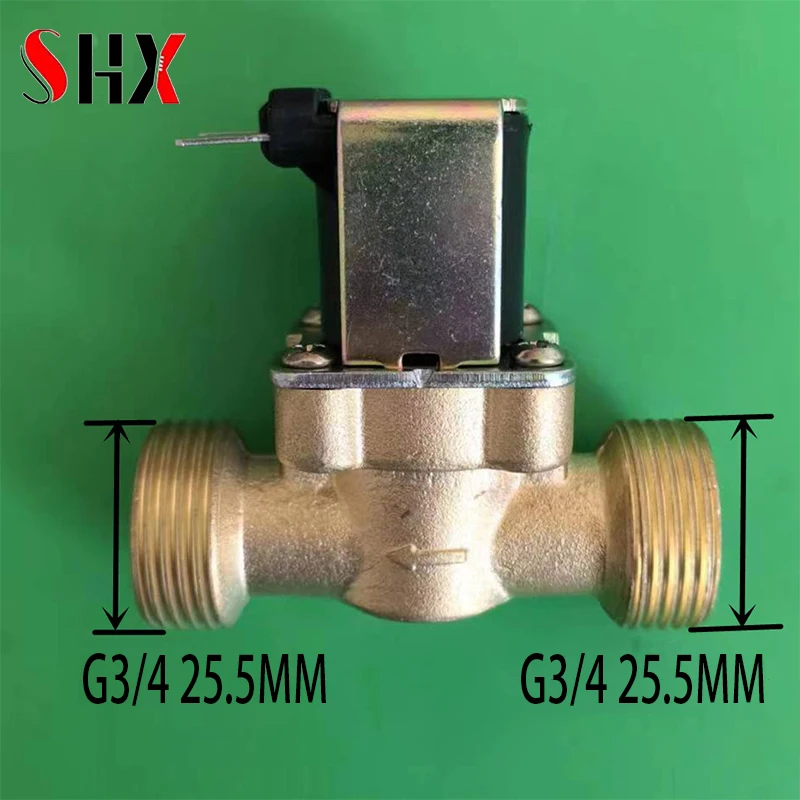 3-4-Female-To-Female-Normally-Closed-Electric-Brass-Solenoid-Valve ...
