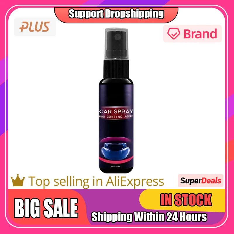 Auto Vehicle Deep Scratch Remover Coating Agent Repair Nano Spray ...