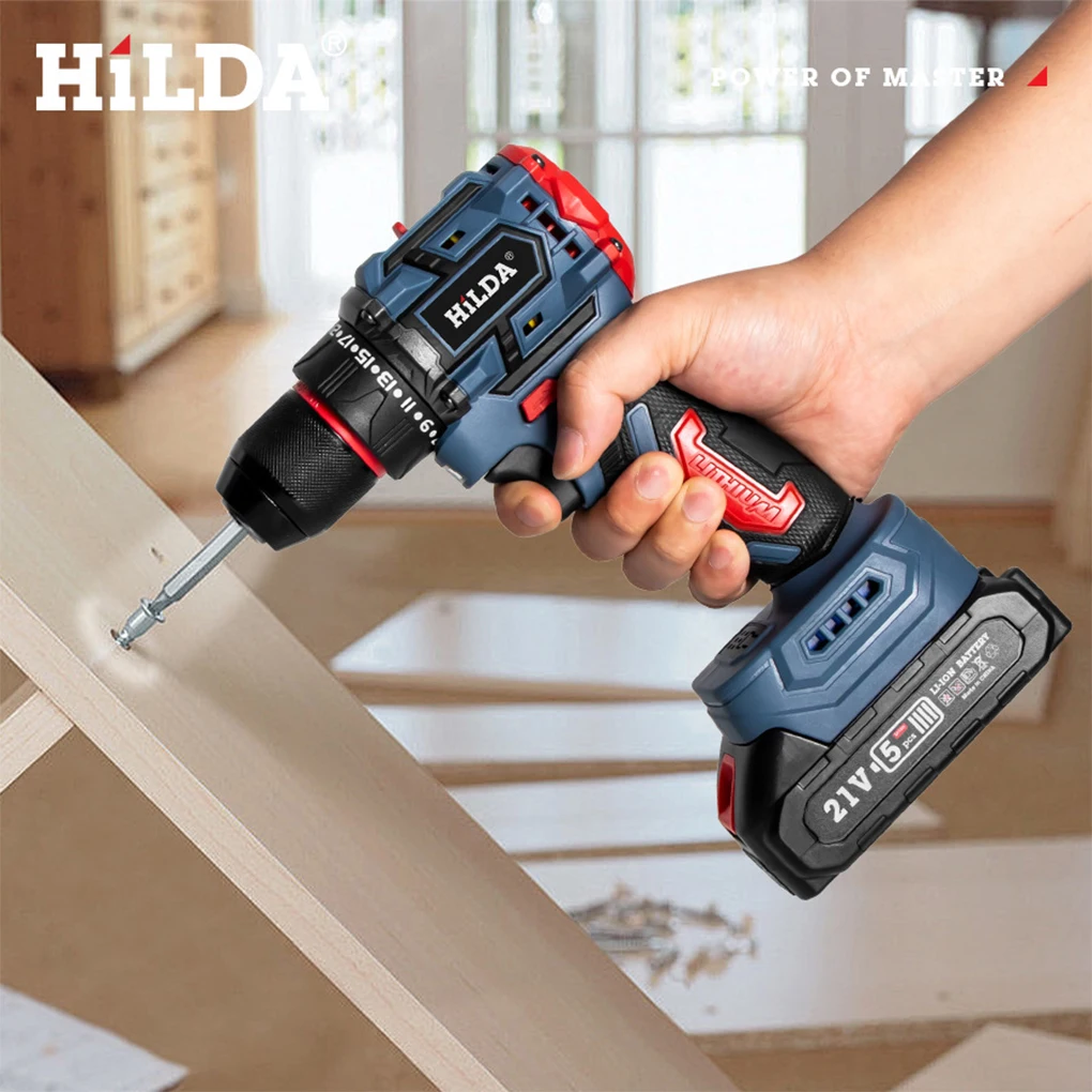 HiLDA-21V-Brushless-Lithium-Hand-Drill-Charging-Multi-functional-High ...