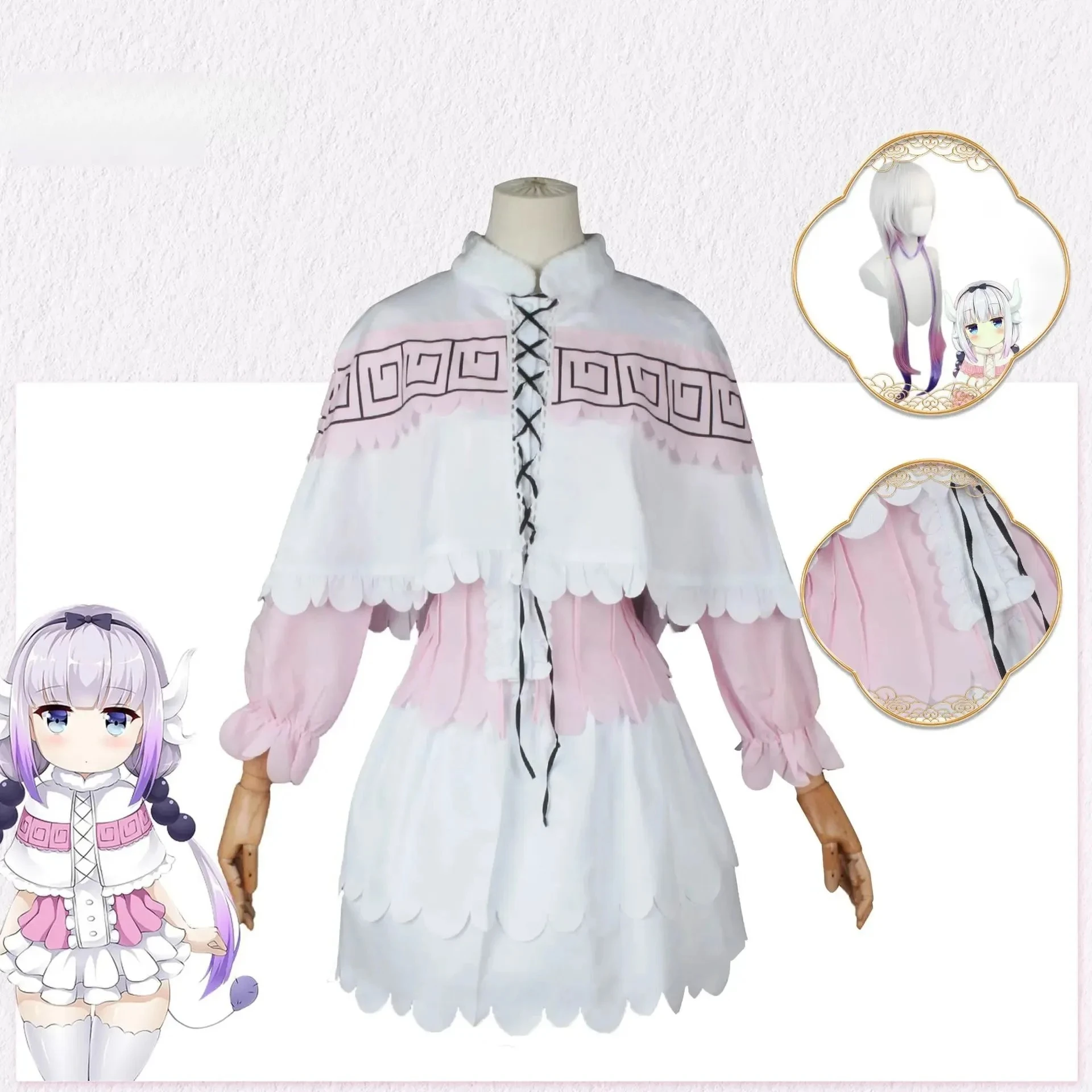 Kobayashi House Dragon Women's Cosplay Costume Anime Outfit Servant ...