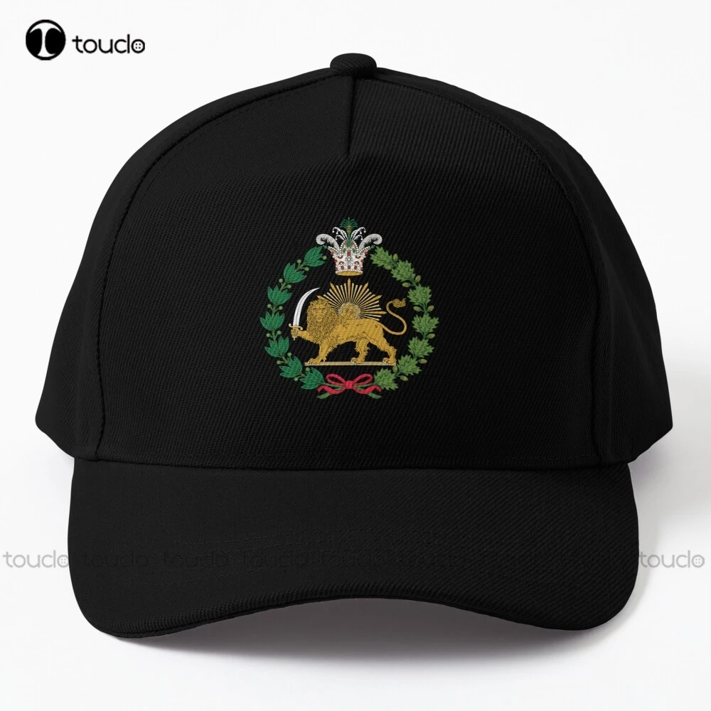Iran Flag Lion Sun | Iran Baseball Cap | Custom Cartoon | Iran Symbols ...