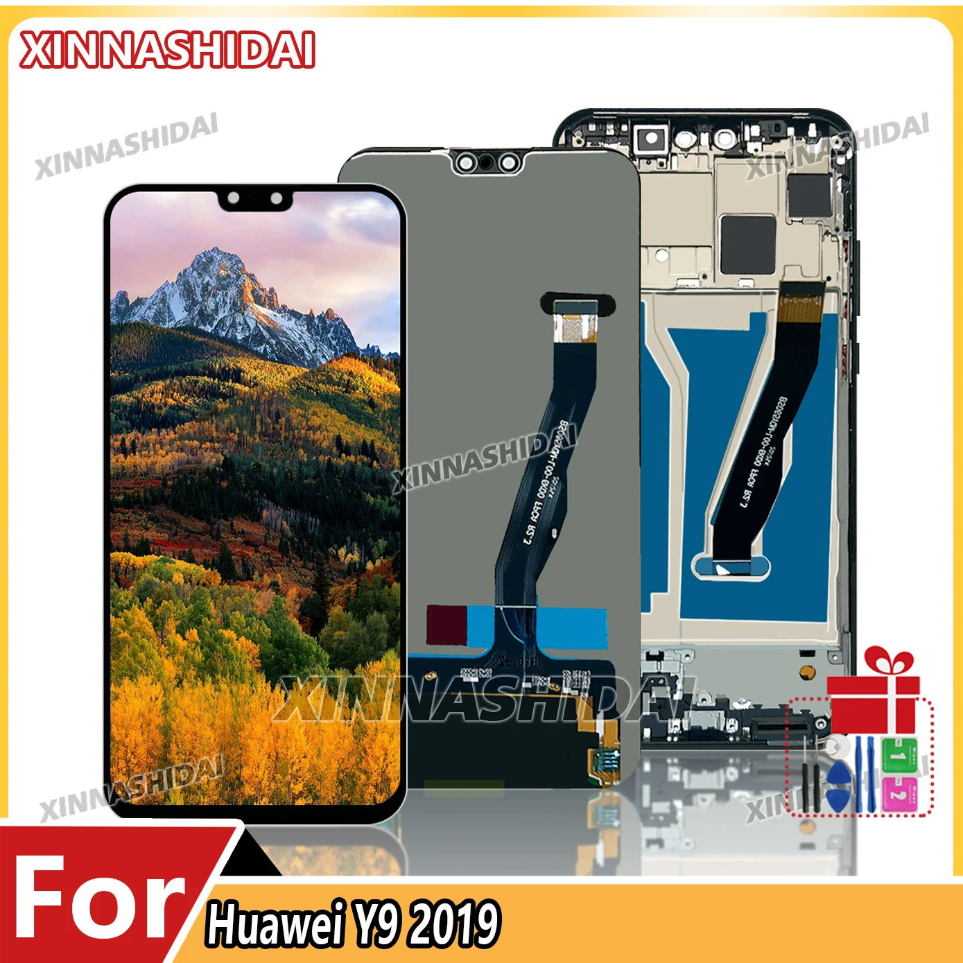 Nuevo Y9 2019 lcd para Huawei Y9 2019 JKM-LX1 pantalla Lcd MONTAJE DE ...