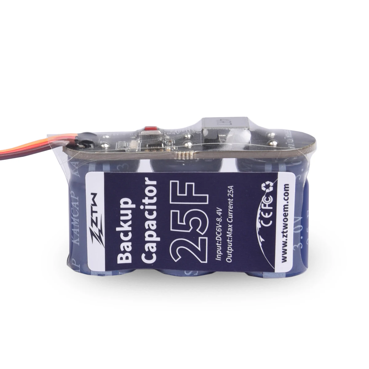 ZTW-Power-Capacitor-Buffer-BEC-Backup-25F-60F-6V-12V-25A-For-RC ...