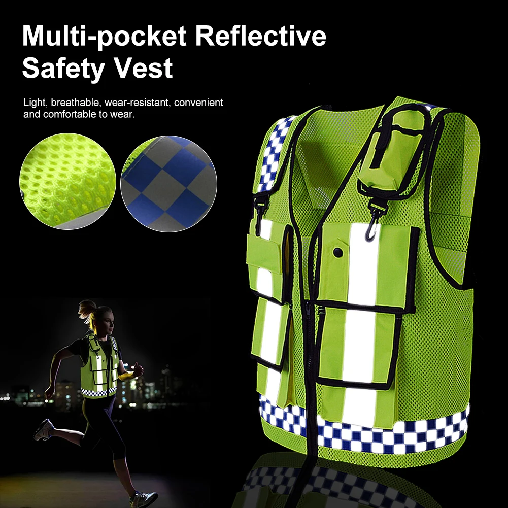 Motorcycle-Reflective-Racing-Vest-Multifunctional-Jackets-Lattice ...