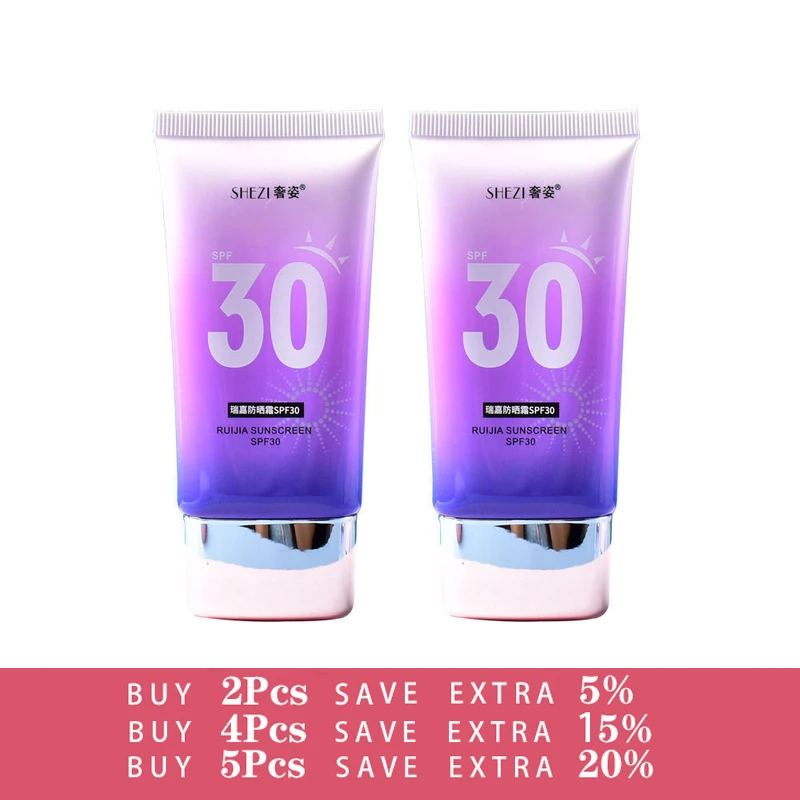 Shezi SPF30 Original Facial Body Sunscreen CC Cream Milk UV Sunblock ...