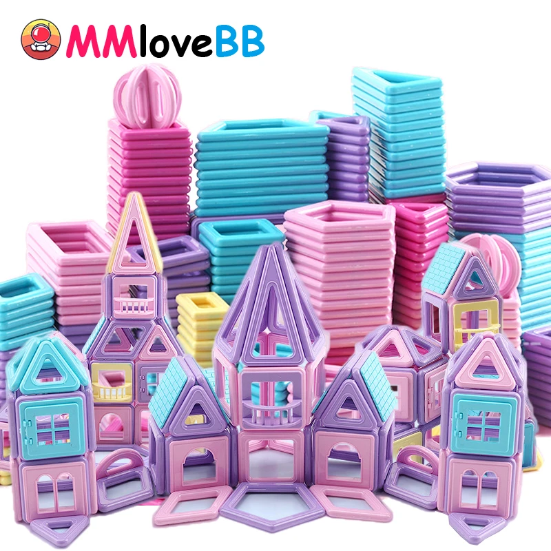 Magnetic Building Blocks Big Size Model Building Bricks Construction ...