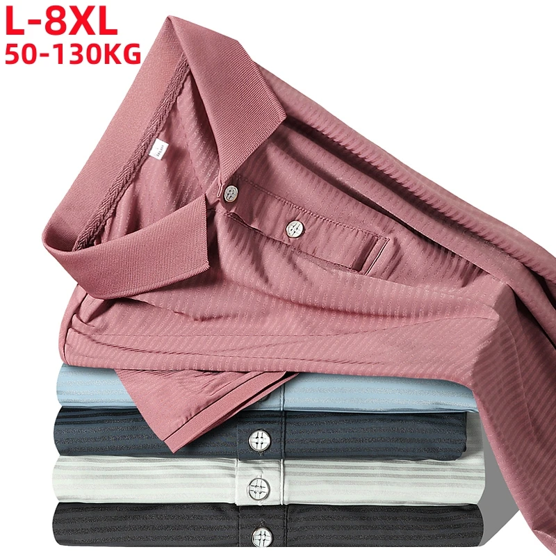 Plus-Size-8xl-Men-Polo-Shirt-Cool-Thin-Oversized-5xl-6xl-7xl-T-Shirt ...