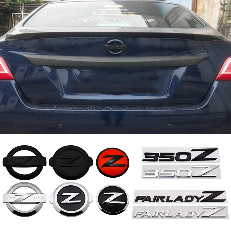 Pegatina-de-emblema-lateral-de-coche-para-Nissan-Z-Logo-350Z-370Z ...