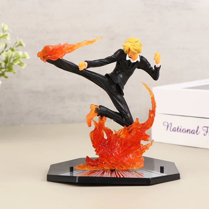 Anime-One-Piece-Action-Figure-Modelo-Escultura-Sanji-Vers-o-Black-Leg ...