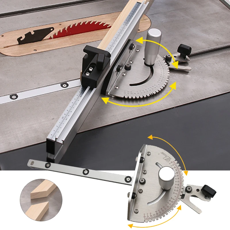 Adjustable-Angle-Miter-Gauge-Aluminum-Alloy-Workbench-Table-Saw-Miter ...