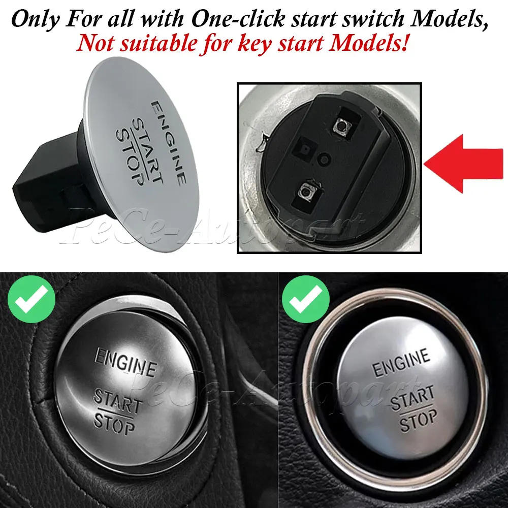 New For Mercedes Benz Keyless Go Start Stop Push Button Car Engine ...