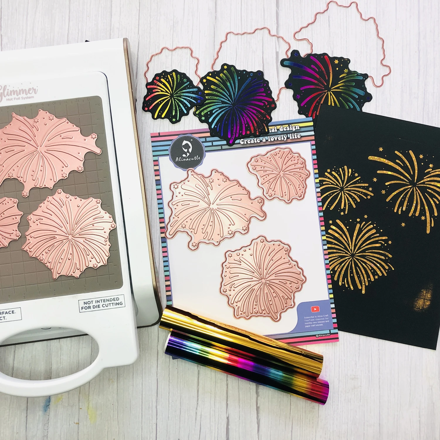 3pcs-Fireworks-Set-Hot-Foil-Plate-Dies-Cut-Metal-Cutting-Dies-DIY ...