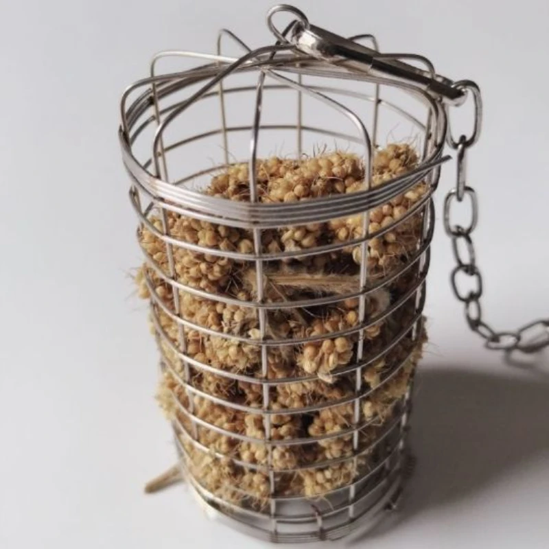 Parrot-foraging-toy-puzzle-toy-stainless-steel-hanging-cage-tiger-skin ...