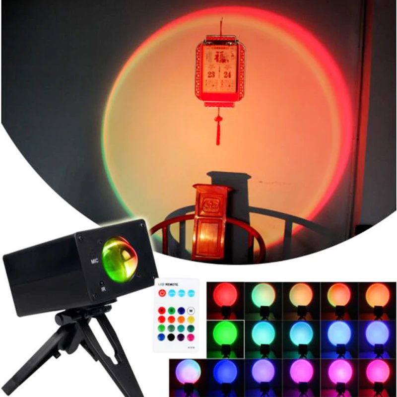 2021new Projector Atmosphere Led Night Light For Home Room Background ...