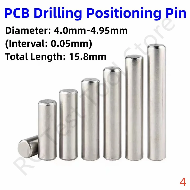 PCB Fixture Positioning Pin Length 15.8mm 4.0 4.95mm StainlessSteel ...