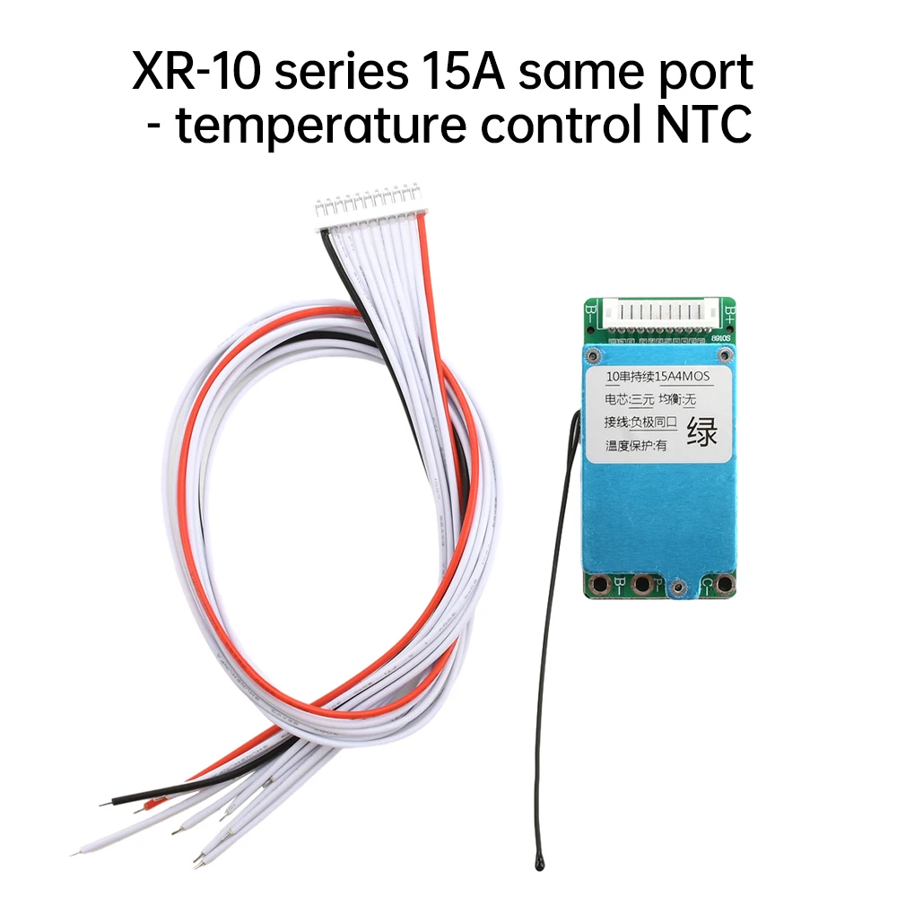 BMS 10S 36V 15A 18650 Lithium Battery Protection Board WIth NTC Sensing ...